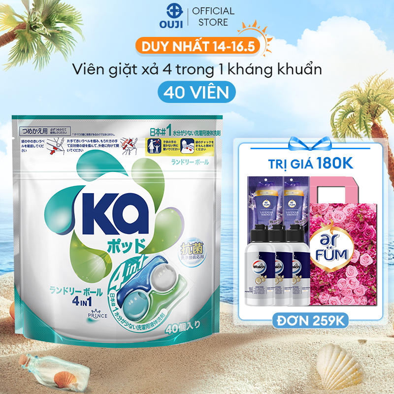 [DUY NHẤT 14-16/5]Túi Viên Giặt Xả Đa Năng 4 Trong 1 Ka pod Universal ...