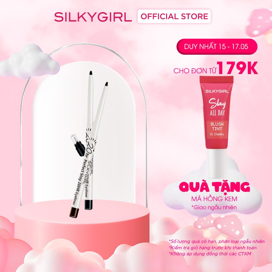 COMBO 2 Cây Chì Kẻ Mắt 20Hr Silkygirl Siêu Mảnh Lâu Trôi 0.56g | Shopee Việt Nam