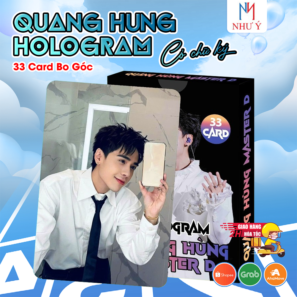 Combo Hộp 33 Lá Hologram QUANG HÙNG - Bo Góc 2 Mặt (Có Chữ Ký) | Shopee Việt Nam