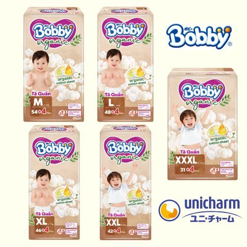 [CHÍNH HÃNG] Tã Quần Bobby Organic – Cotton Hữu Cơ, Thấm Hút Nhanh ...