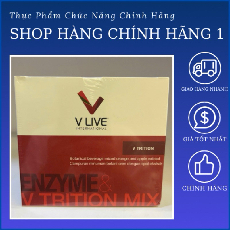 V-Trition Vlive - Vtrition Vlive International 1 hộp 28 gói. | Shopee ...
