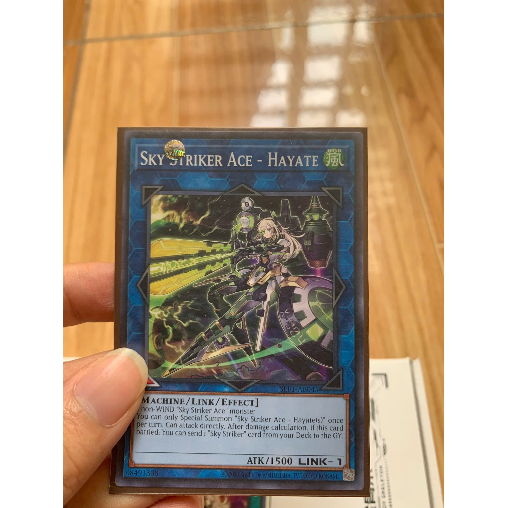[CHÍNH HÃNG] THẺ BÀI YUGIOH SKY STRIKER ACE HAYATE | Shopee Việt Nam