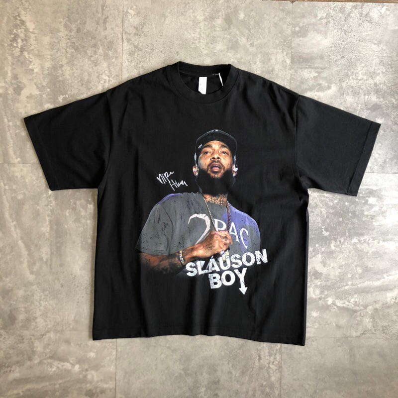 Áo thun cộc tay SLAUSON BOY B419 Buivintage, vải cotton cao cấp hình in ...