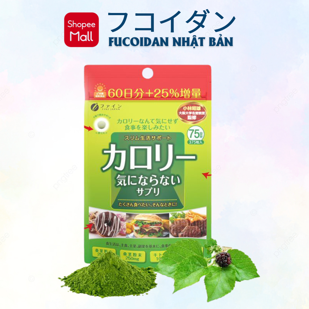 Viên Uống Chống Hấp Thụ Calorie Burn Fine Japan Nhật Bản Gói 150 Viên ...