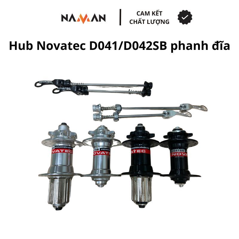 Đùm, moay ơ, hub Novatec D041/D042SB siêu bền cho xe đạp, phụ kiện xe ...