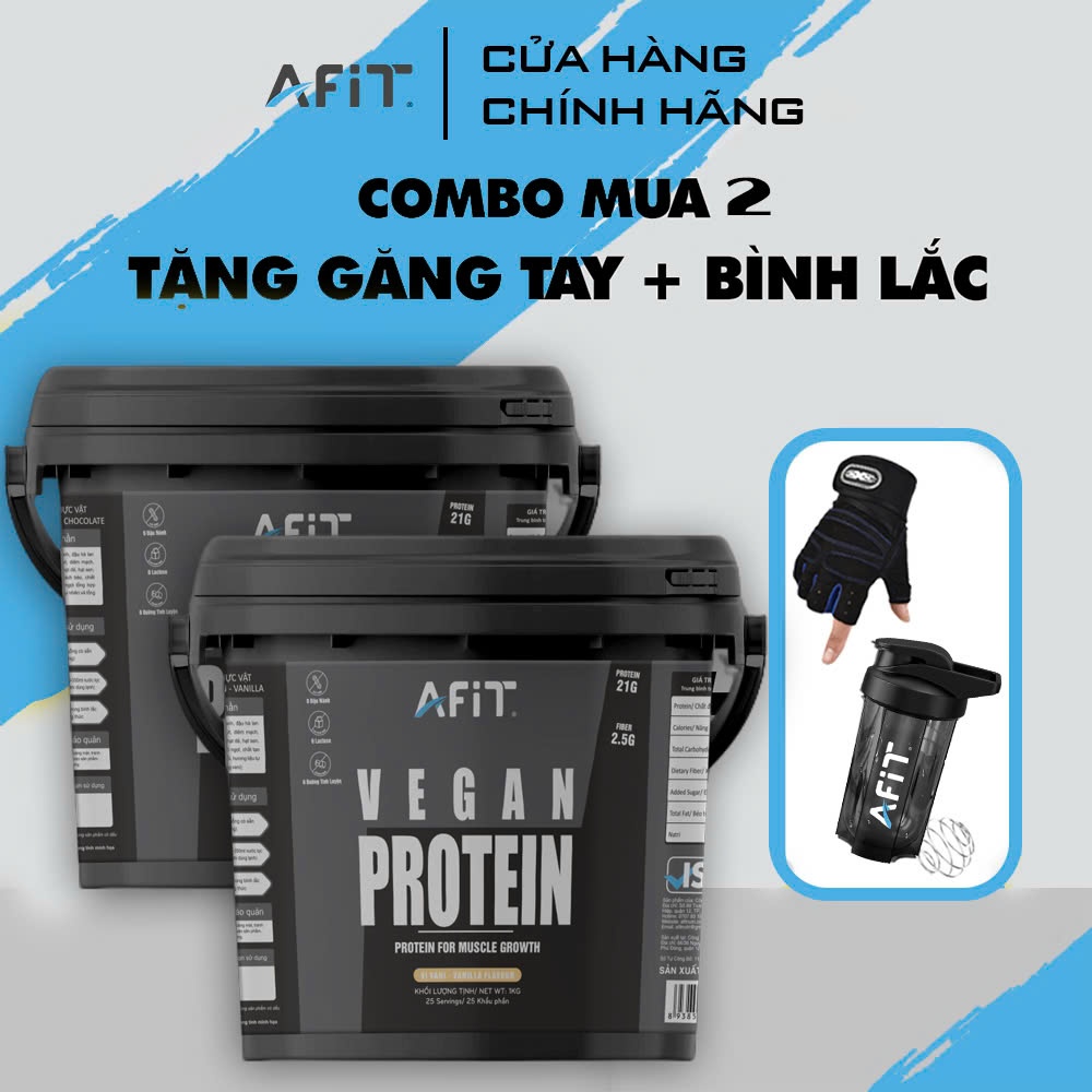 Combo 2 Xô Whey Protein Thự Vật Vegan Thuần Chay Tăng Cơ Giảm Mỡ - Hàng ...