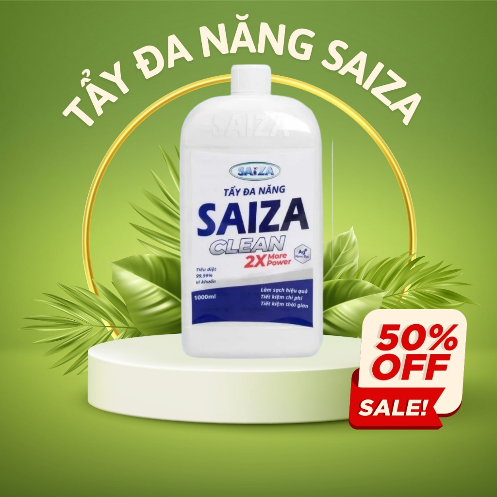 TẨY ĐA NĂNG SAIZA 1000ML - Vệ sinh nhà cửa, tẩy sạch, khử khuẩn với ...