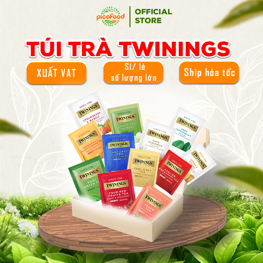 [1 Túi Trà] Trà túi lọc Twinings Anh Quốc thượng hạng 12 hương vị | Twinings Tea - Pico Food ...