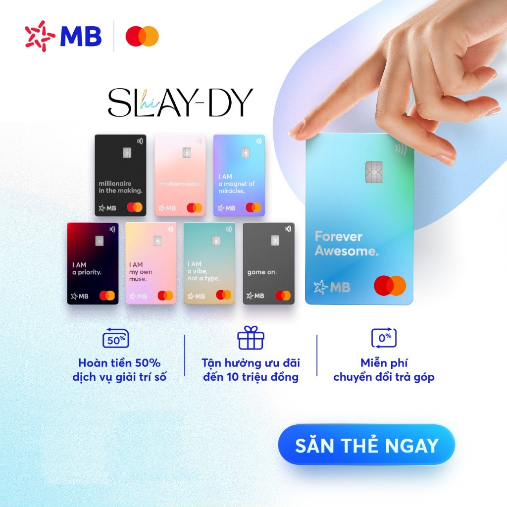 Thẻ MBBank Hi Mastercard Collection - Bộ Sưu Tập Sống Chất Slay-Dy ...