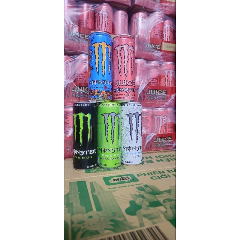 Monster energy MiX thùng 24 lon 355ml | Shopee Việt Nam