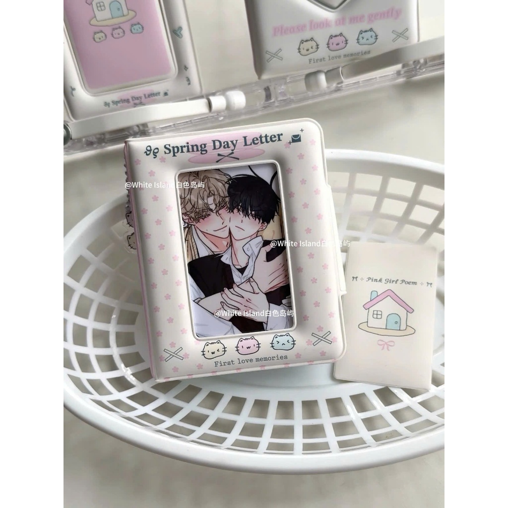Holder Collect Book "Spring Day Letter" - Collect Book 1 Ô Sheet PVC Có ...