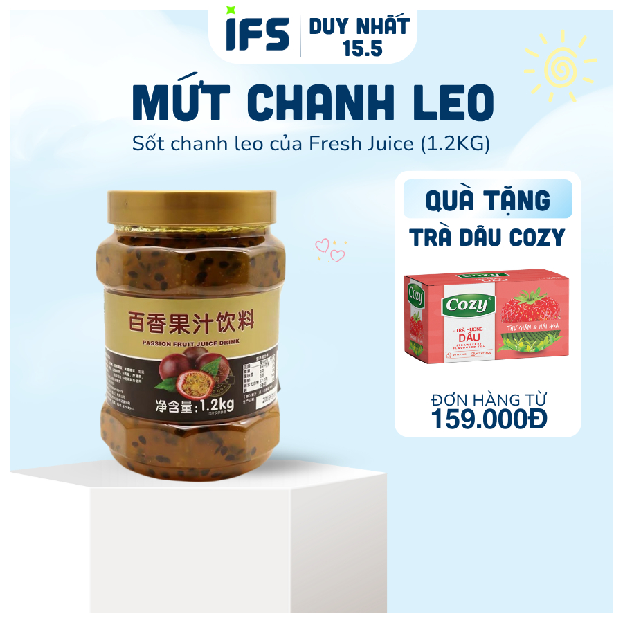 IFS - Mứt Chanh Leo Fresh Juice - Chanh Leo Nắp Đồng (1,2Kg) | Shopee Việt Nam