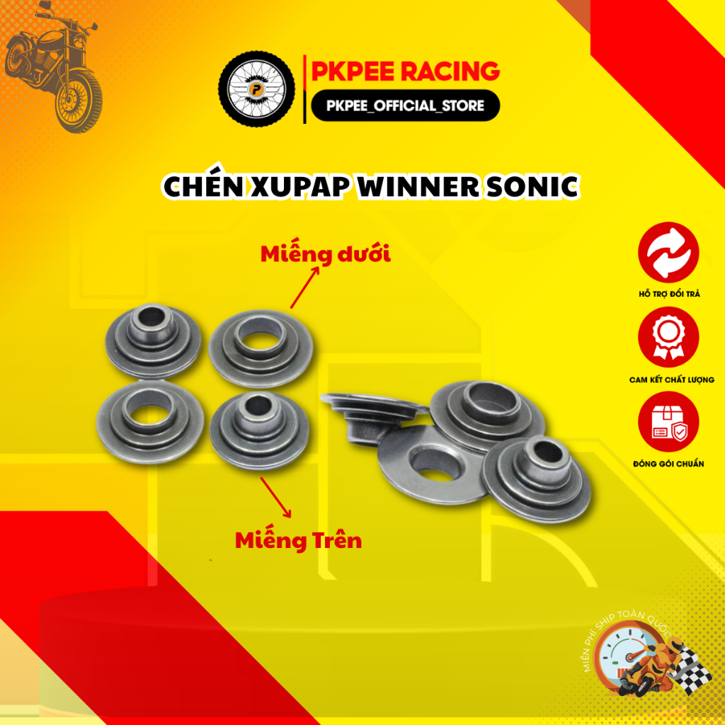 Chén Xupap Long Đền Lò Xo Xupap Gắn Winner Sonic Phụ Kiện Xe PKPEE ...
