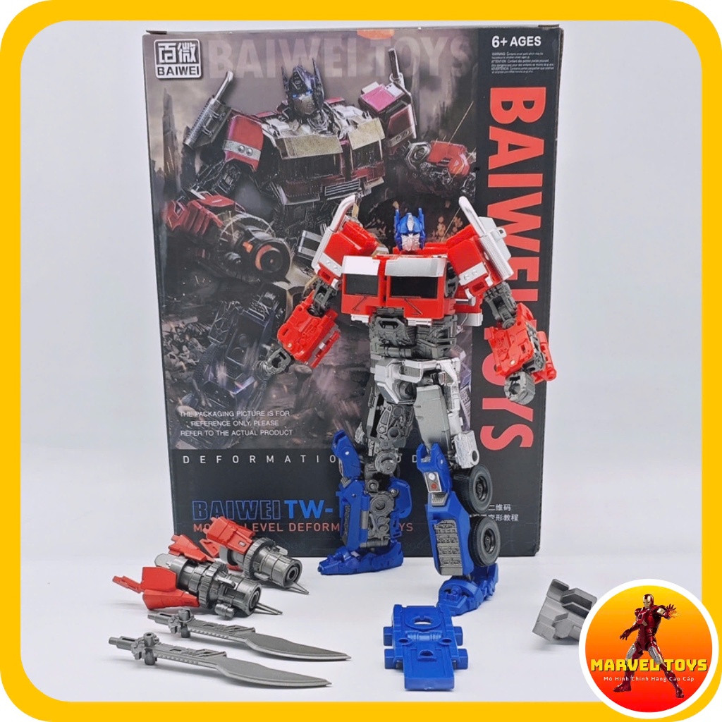 [HÀNG SẴN] Mô Hình TW1030B Optimus Prime 18cm Transformation Robot Biến ...