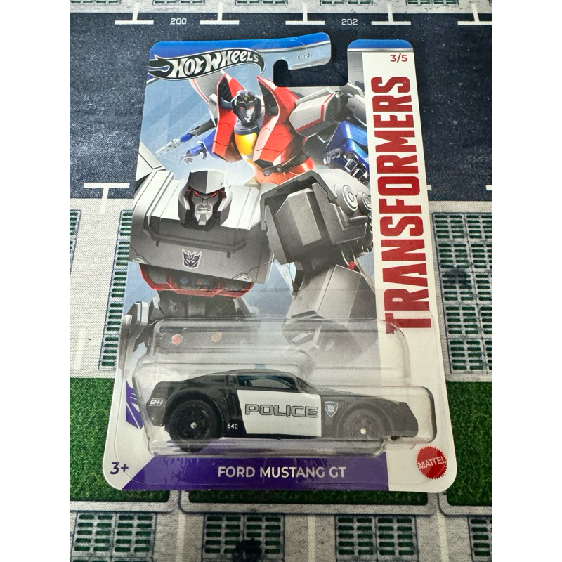 Xe mô hình Hot Wheels Transformer series Ford Mustang GT Police ...