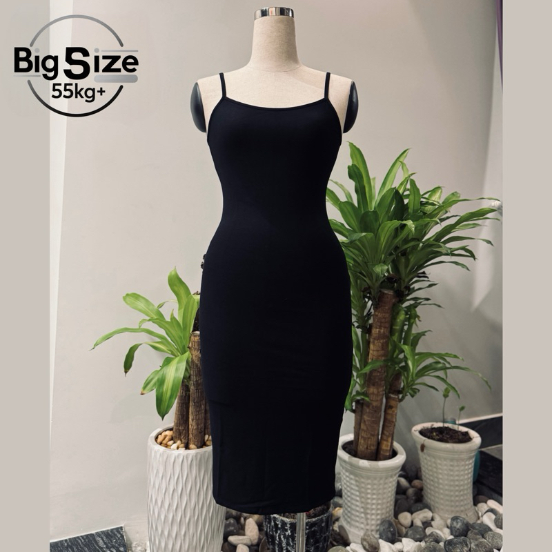 [ SIZE LỚN BIGSIZE 55Kg-100Kg ] ĐẦM BODY DÁNG DÀI DÂY VIỀN | Shopee ...