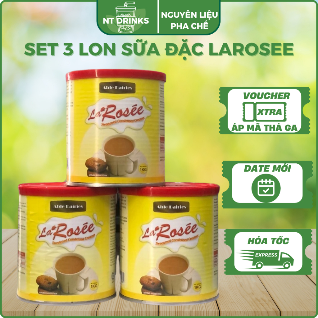 Sữa đặc larosee lon 1kg, sữa đặc lon larosee nắp đục, sữa đặc malaysia ...