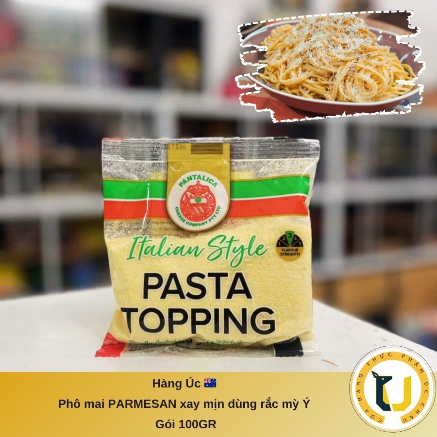 (HÀNG ÚC) Bột phô mai PARMESA chuẩn phong cách Ý PANTALICA Italian ...