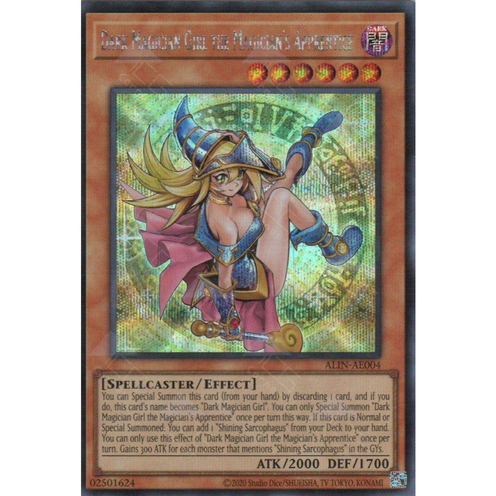 [KW2 Yugioh] [EN-AE] [Waifu] Thẻ bài ALIN-AE004 Dark Magician Girl the Magician's Apprentice ...
