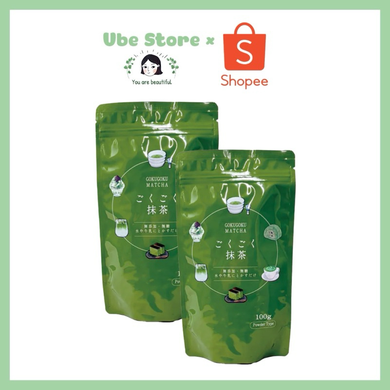 BỘT TRÀ XANH MATCHA GOKUGOKU MATCHA 100G | Shopee Việt Nam