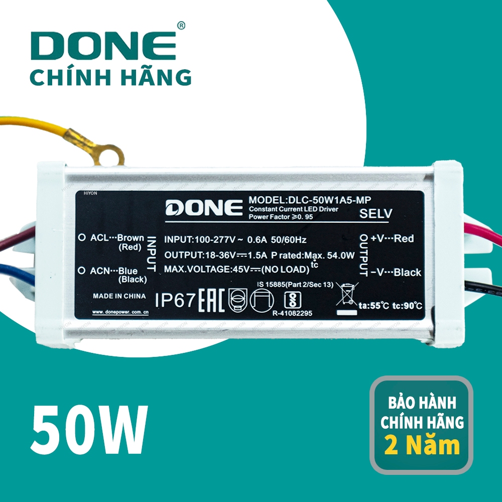 Nguồn Led 50W Done DLC-50W1A5-MP , Driver Led cho chip 50W | Shopee Việt Nam