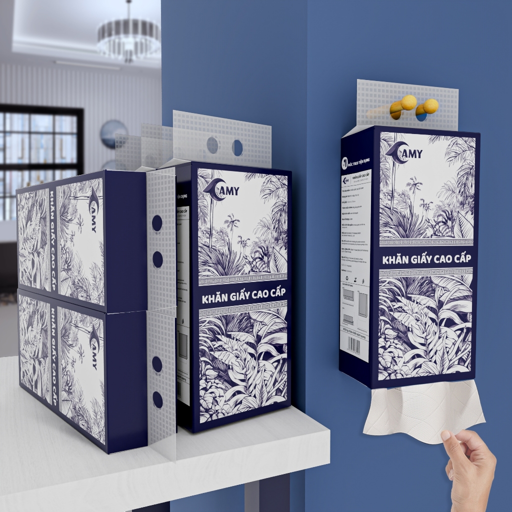 Giấy Ăn CAMY - 4 Lớp Dày Dặn - Phù Hợp Mọi Không Gian | Shopee Việt Nam