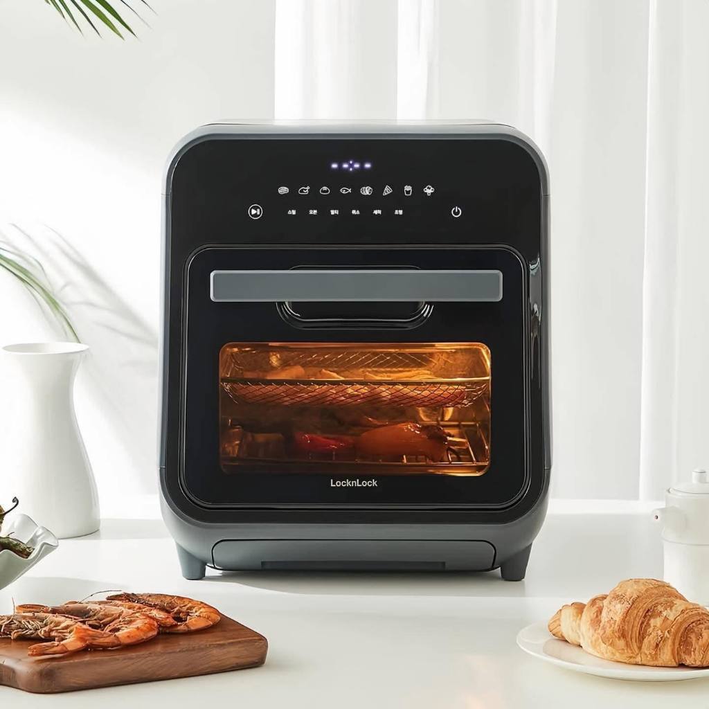 Lò nướng chân không kết hợp chức năng hấp LockL&Lock Steam Air Fryer ...