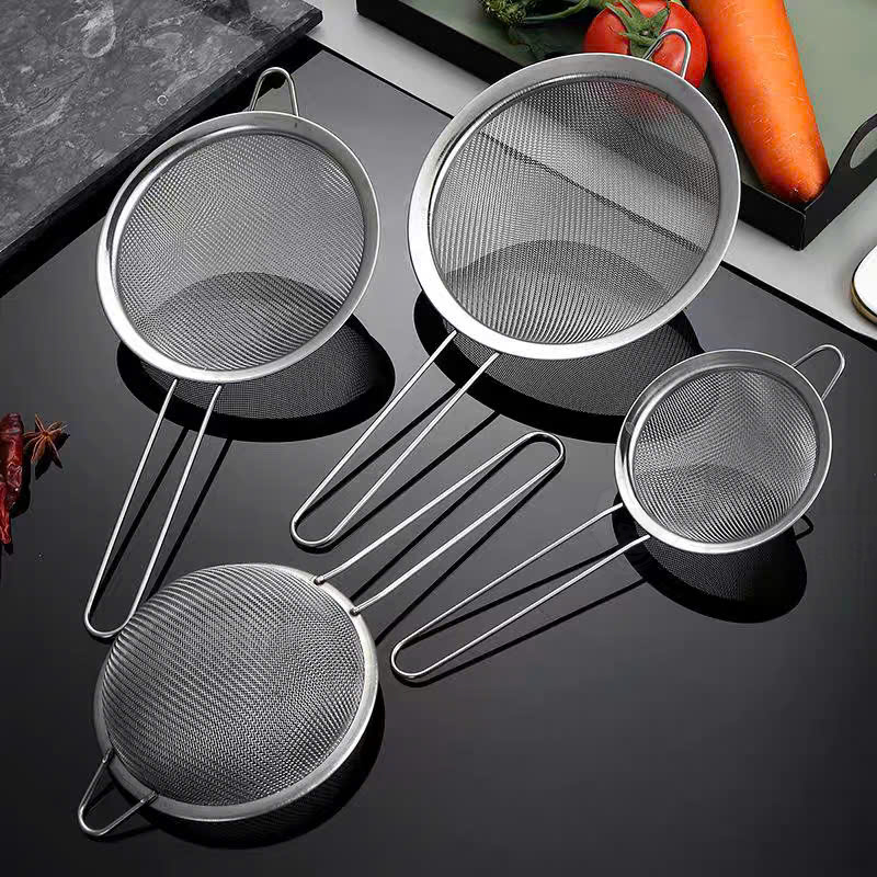 Rây lọc siêu mịn 5-24cm GORILLA CHEF rây bột, rây cháo, rây matcha, vớt ...