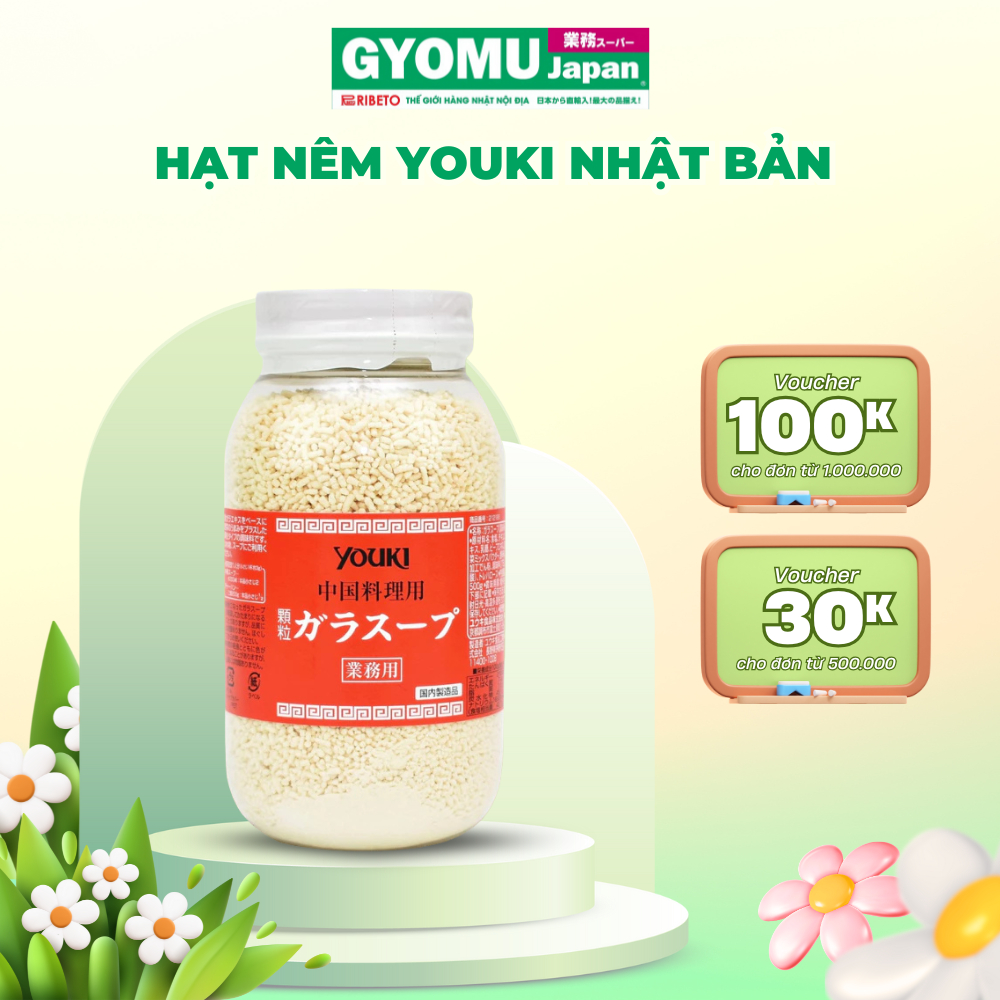 Hạt nêm ngon ngọt tự nhiên, an toàn cho bé và gia đình Youki Nhật Bản 500g - Gyomu Japan ...