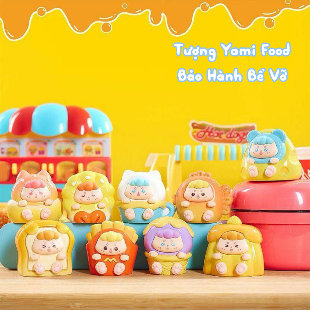 Tượng Thạch Cao Tô Màu Yami Food 3D Size Nhỡ – Đồ Chơi DIY Sáng Tạo ...