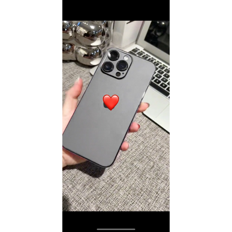 MIẾNG DÁN SKIN 3M MÀU XÁM LÔNG CHUỘT DÀNH CHO IPHONE 16 PROMAX 15 PROMAX 14 PROMAX 13 PROMAX 12 ...