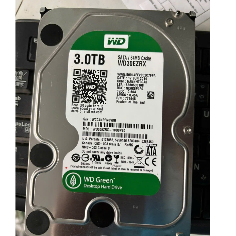 Ổ cứng 3TB HDD 3TB máy tính bàn 3T 3000GB đầu ghi camera desktop 3.5 ...