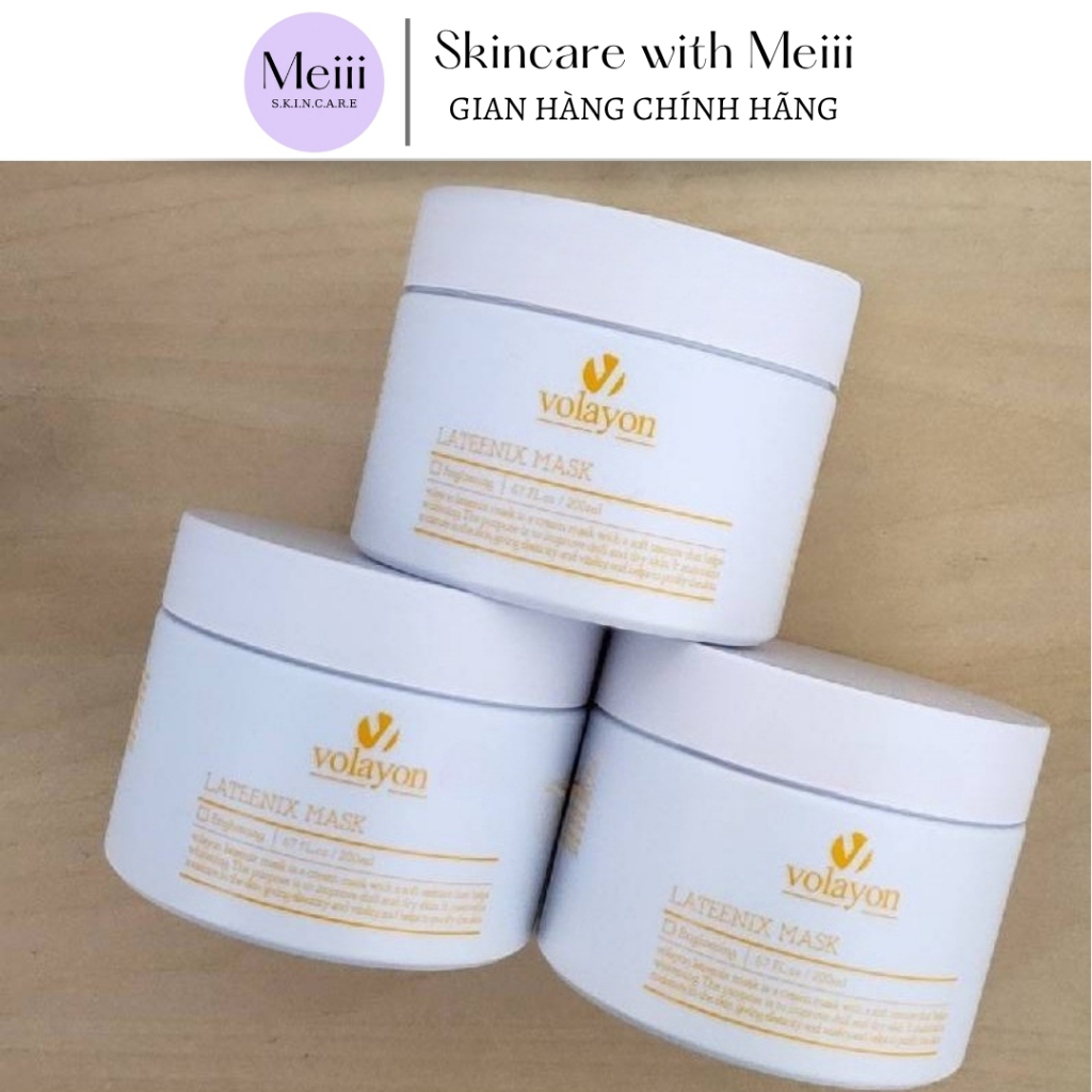 Mặt nạ siêu ủ trắng LATEENIX MASK VOLAYON 200ml | Shopee Việt Nam