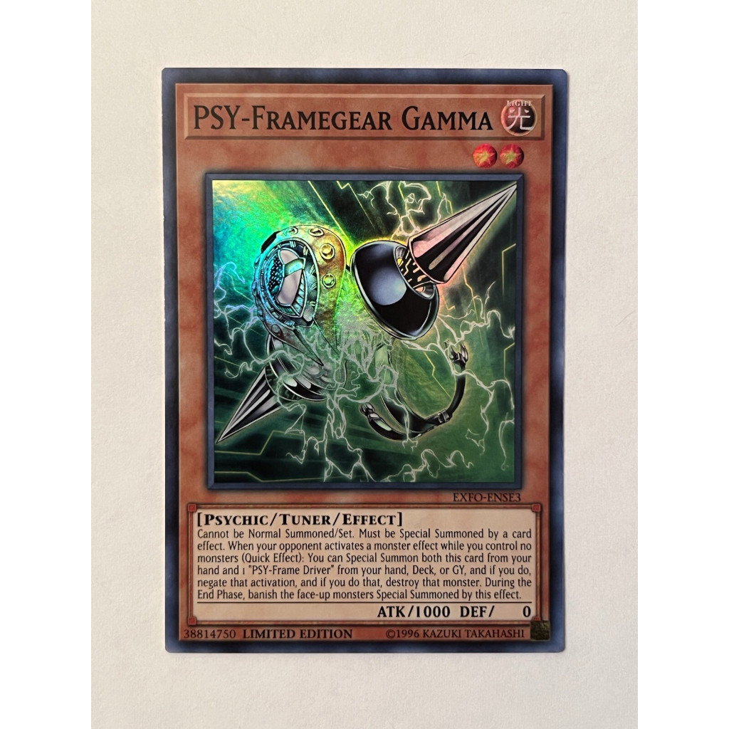 super rare [ Dưa Hấu Yugioh ] Lá bài thẻ PSY Framegear Gamma - Tặng bọc ...