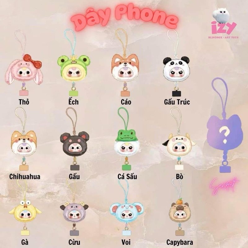 (Unbox - New 100%) Blind Box Baby Three BB3 Dây đeo & Túi đựng điện ...