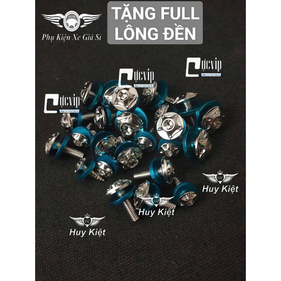 [Inox 304] Full Ốc Dàn Áo Salaya Phay Thái, Sao Nhọn [Kèm Full Lông Đền ...