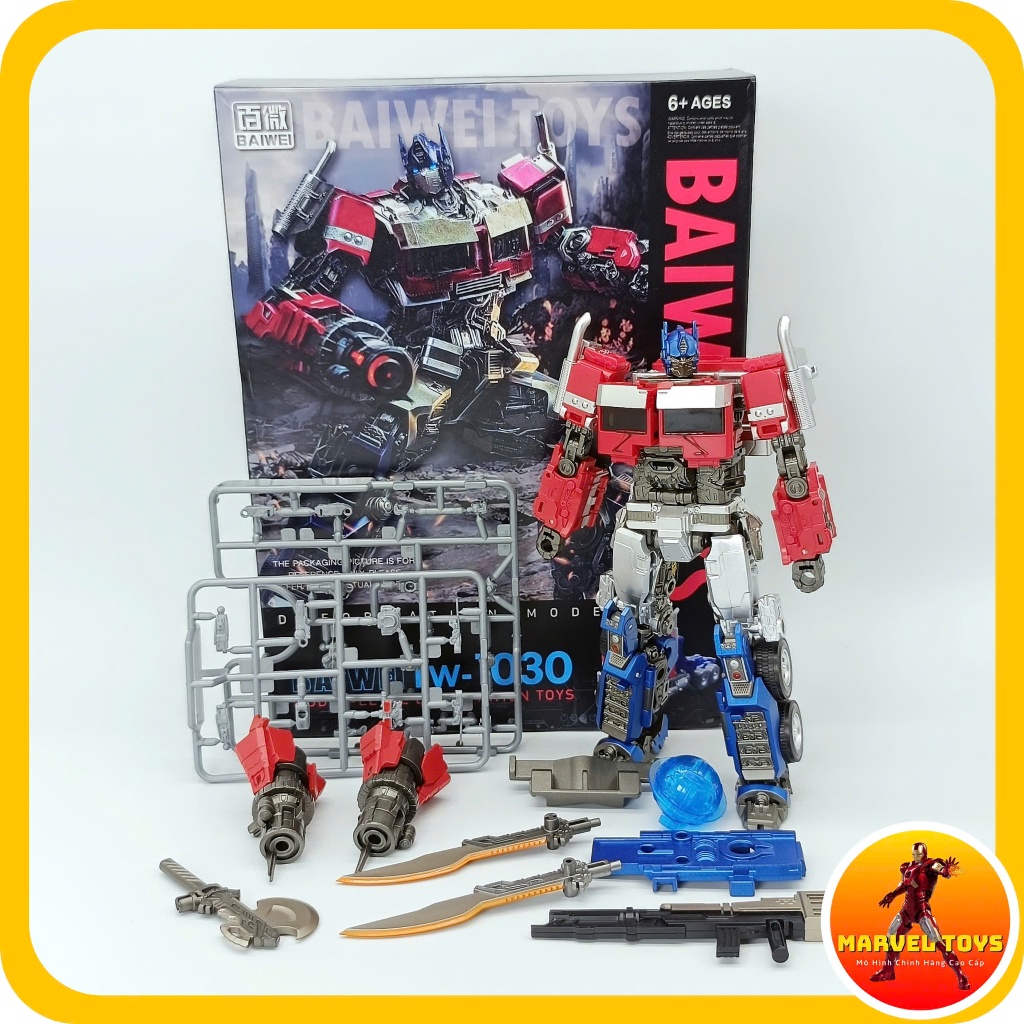 Mô Hình TW1030 Optimus Prime 18cm KO SS102 Transformation Robot Biến ...