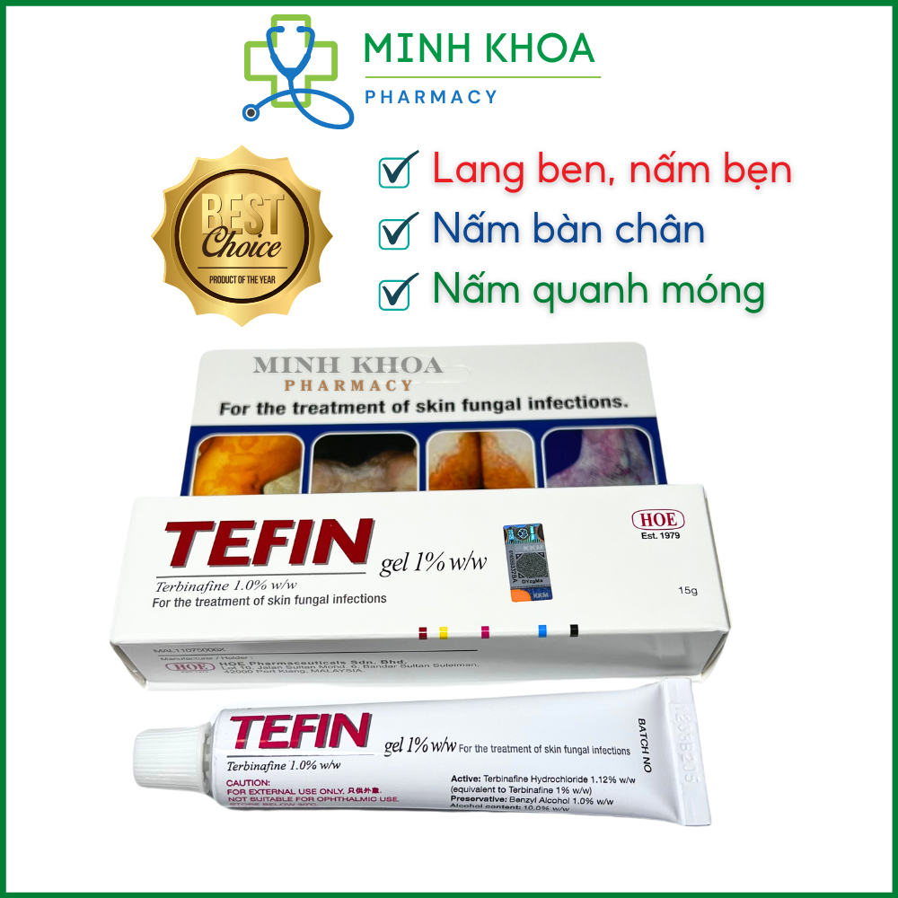 Kem bôi da Tefin Terbinafine cream 1% chính hãng Hoe Pharma Malaysia ...