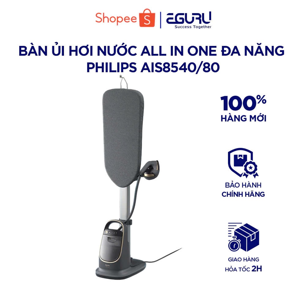 Bàn ủi Hơi Nước hệ thống All in One Đa Năng Philips AIS8540/80 | 2200W ...