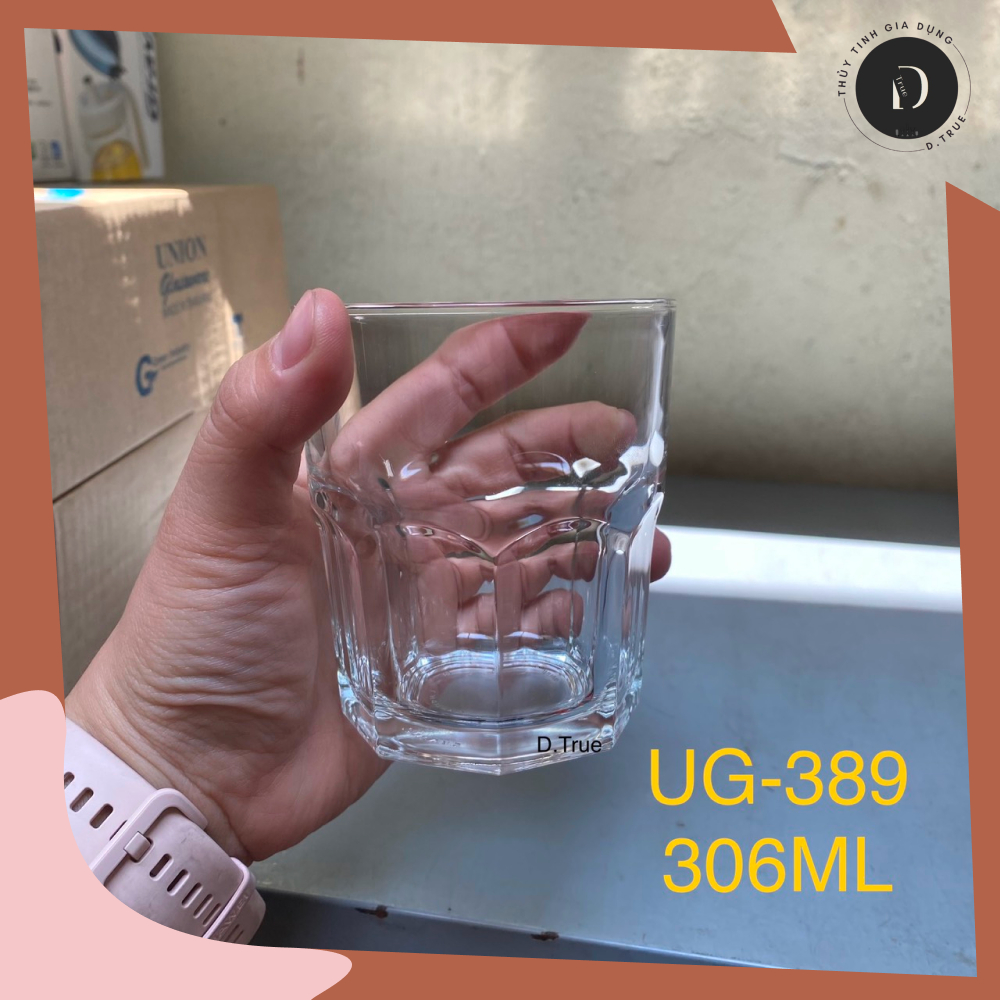Bộ 6 Ly Tẩy Ú Lùn Tám Góc Thủy Tinh Trong Suốt Thái Lan UG-389 | Shopee ...