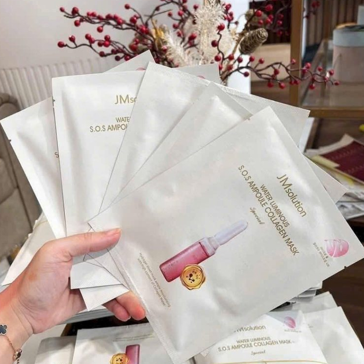 M111. Combo 5 mặt nạ thạch JM Solution Water Luminous SOS Ampoule Collagen Mask | Shopee Việt Nam