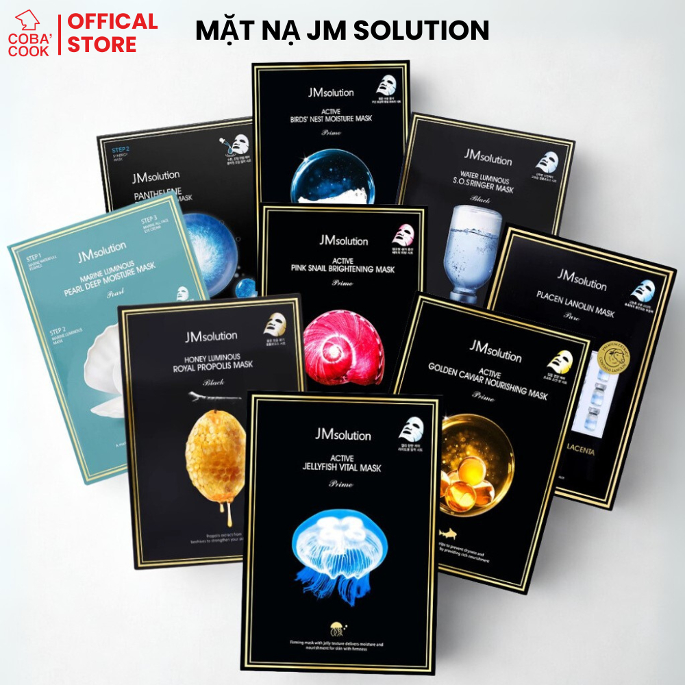 Mặt nạ JM Solution Dưỡng Trắng Căng Bóng Da Phục Hồi Da Ngừa Nếp Nhăn ...