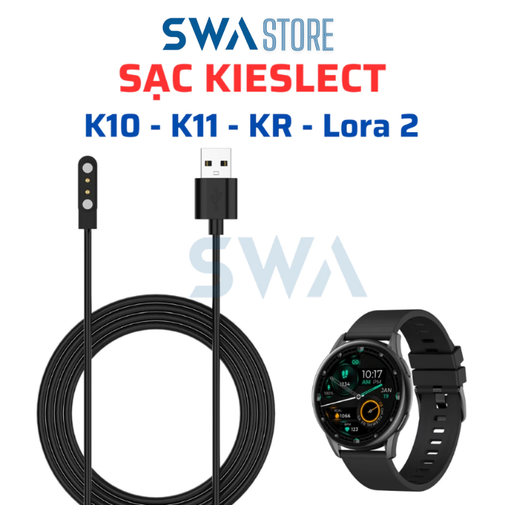 Dây Dock Sạc USB Đồng Hồ Xiaomi Kieslect KS K10 K11 Kr Kr Pro Lora ...