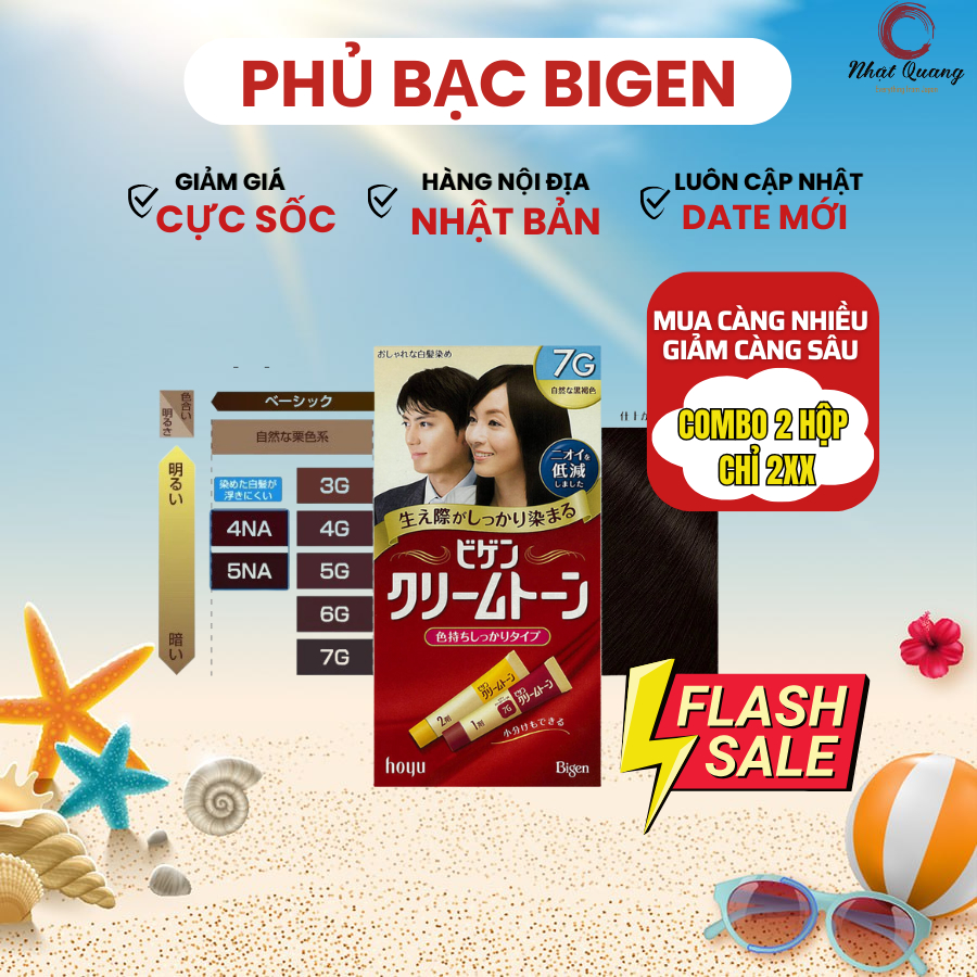 Thuốc Nhuộm Tóc BIGEN Phủ Bạc, hàng nội địa Nhật Bản, 2 tuýp 40g x 2 | Shopee Việt Nam