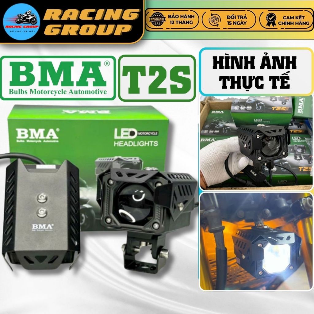 BMA T2S, Đèn Trợ Sáng Bi Cầu BMA T2S 50W Ánh Sáng Trắng Chống Chói Chống Nước IP68 - BH 12 Tháng ...