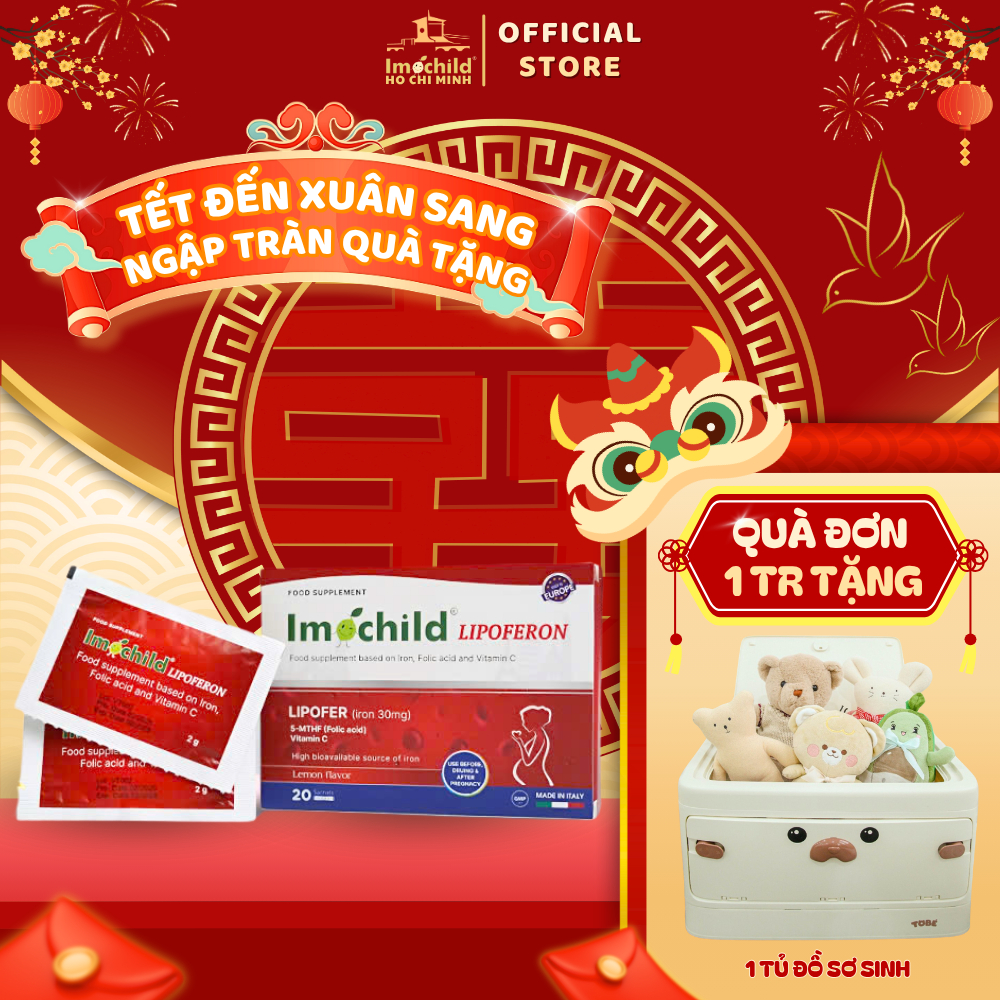 [ QUÀ XỊN] Sắt Bầu IMOCHILD LIPOFERON Bổ Sung Sắt Hữu Cơ Liposome Không ...