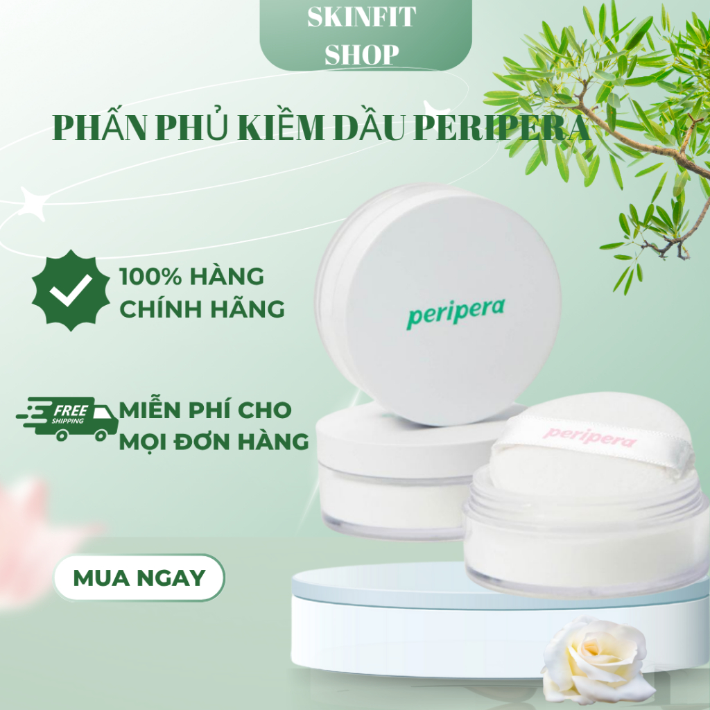 Phấn Phủ Kiềm Dầu Peripera Oil Capture Priming Powder 8g | Shopee Việt Nam