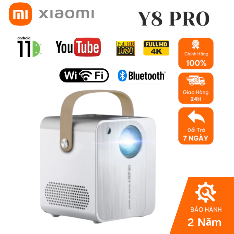 XIAOMI Máy Chiếu Y8 PRO đa kết nối điện thoại di độngProjector HD Wifi ...