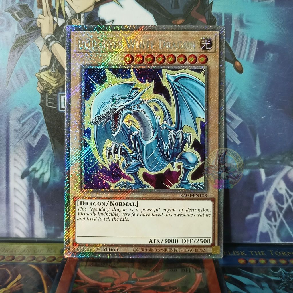 Blue-Eyes White Dragon (7th Art) – RA04-EN108 – Platinum Secret Rare [Thẻ bài Yugioh] | Shopee ...
