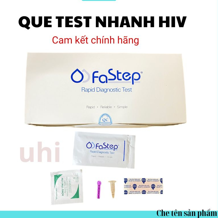 Que thử nhanh HIV tại nhà Fastep USA - Cho Kết Quả Chính Xác Lên Tới 99 ...